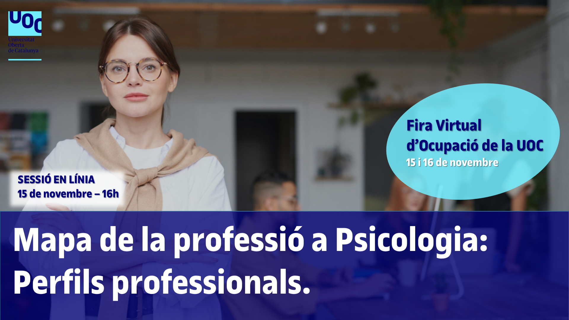 Mapa de la professió a Psicologia: Perfils professionals - Inici